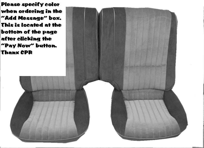 1985 1986 Pontiac Firebird & Trans Am Fold Down Rear Split Back Seat ...