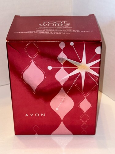 NEW Sealed Avon Foot Works Lavender Relaxation Gift Set Massage Lotion ...