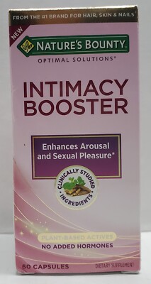 New! Natures Bounty • INTIMACY BOOSTER• 60 Capsules EXP: 12/25 | eBay