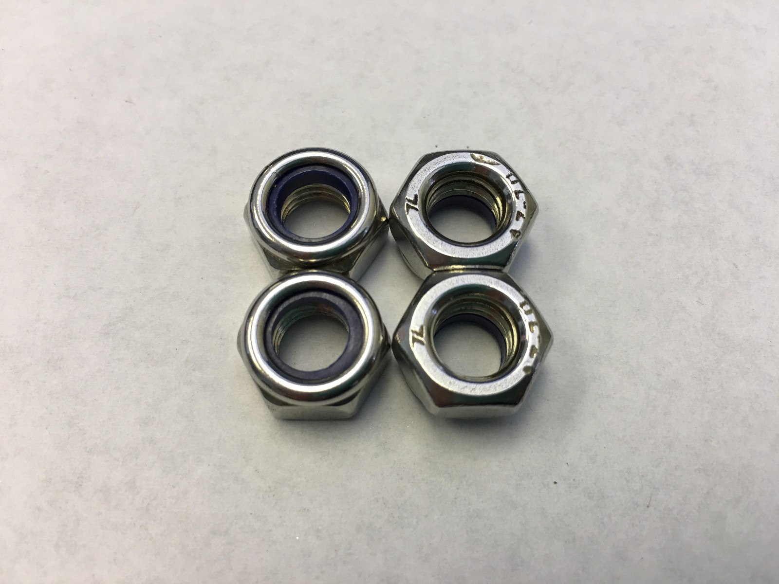 Standard Lock Nuts for Motorcycles Scooters General Hardware (4 pieces ...