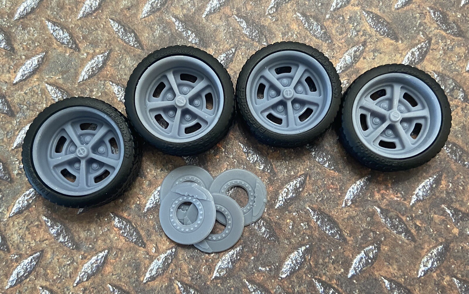 Resin 21/20 In. American Racing VN500 Model car Wheels, 1/24 1/25 scale ...
