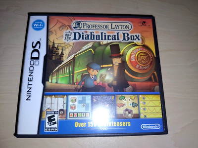 PROFESSOR LAYTON AND THE DIABOLICAL BOX (NINTENDO DS, 2009) 45496740399 ...