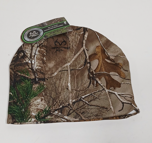 Realtree Extra Camo Beanie- CAT Embroided - Black Knit Lined Norscot ...