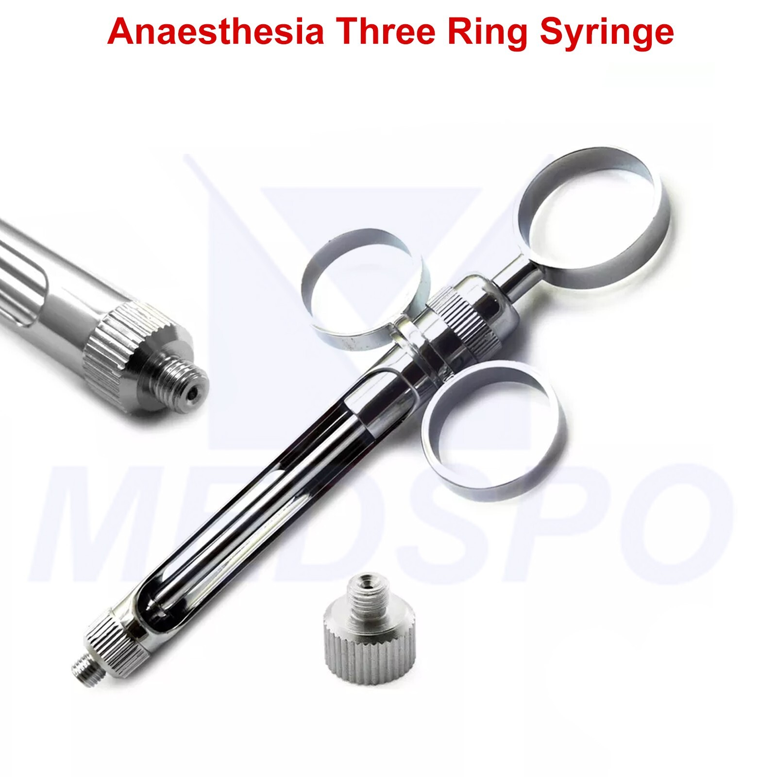 Dental Three Ring Aspirating Syringe 1.8ml Anesthetic Finger Rest ...