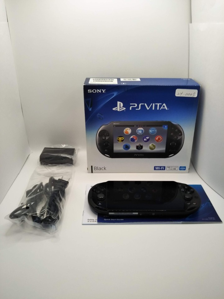SONY PS Vita PCH 2000 Console Box Charger Accessories PSV Slim Used ...