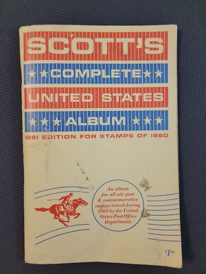 Scott's Complete United States Stamp Album 1961 Edition For Stamps of ...