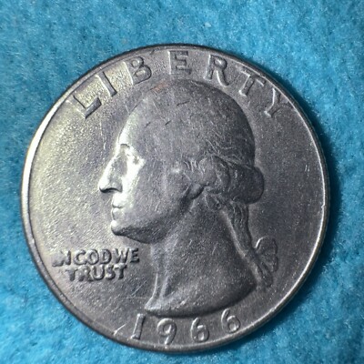 Rare ! 1966 Washington Quarter with No Mint Mark | eBay