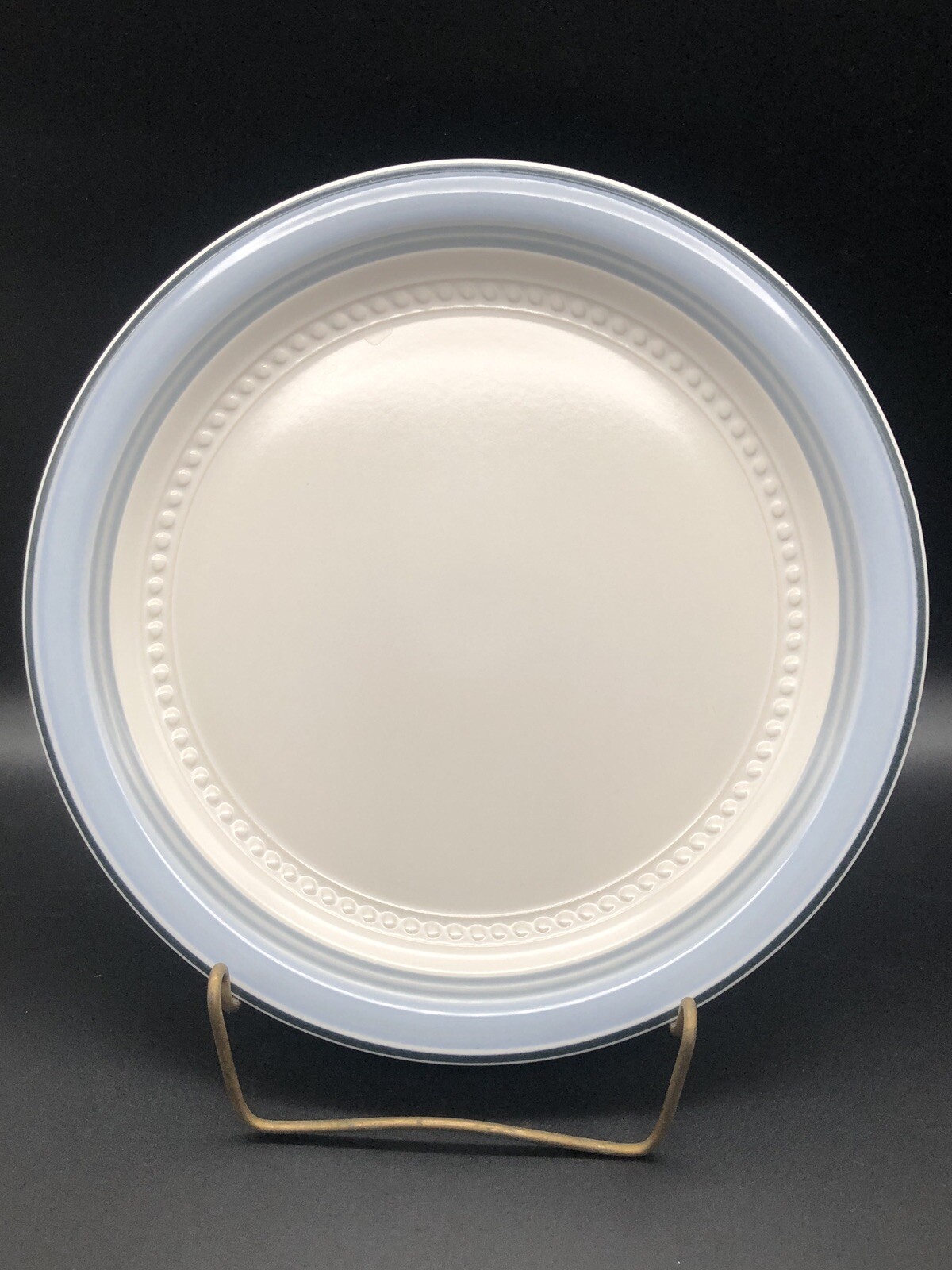 (1) Dinner Plate Crowning Fashion Dinnerware Japan Johann Haviland Blue ...