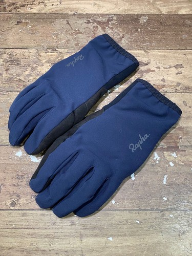 IM457 Rapha WINTER GLOVES Long finger Winter gloves Navy S Threaded Used | eBay