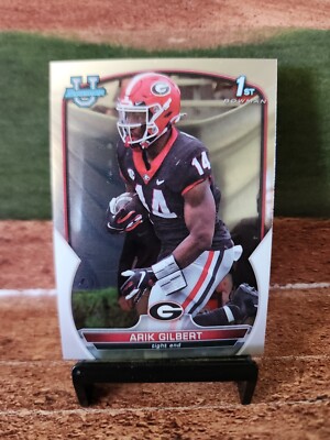2022 Bowman University Arik Gilbert 1st Bowman RC Rookie #54 Georgia | eBay