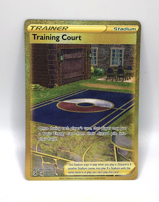 Training Court Gold Card - Pokemon 2021 Fusion Strike #282 MINT | eBay