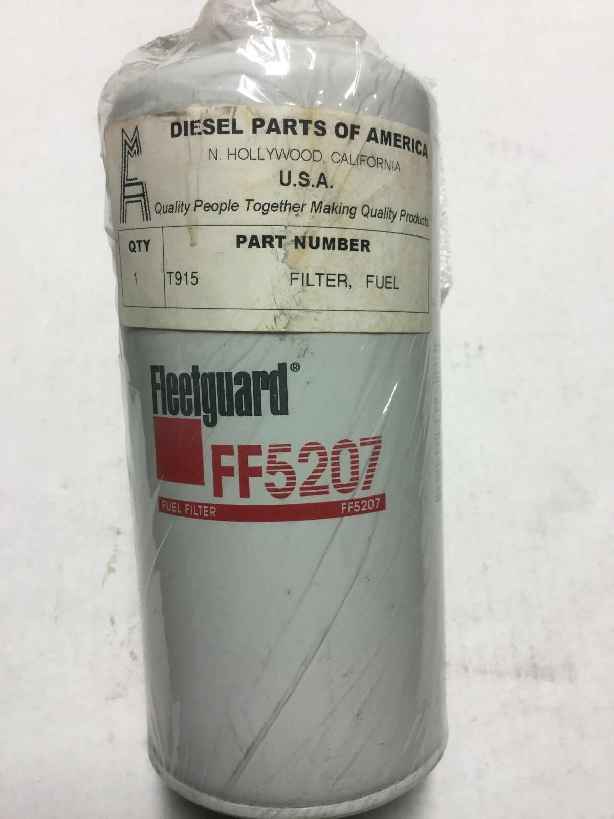 FLEETGUARD FF5207 - Fuel filter cross reference