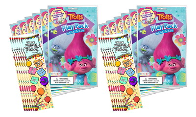 NEW 12 Trolls Grab & Go Play Packs + 12 KaleidoQuest Party-Themed ...