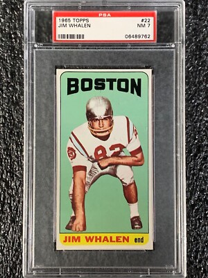 1965 Topps Football #22 Jim Whalen PSA 7 | eBay