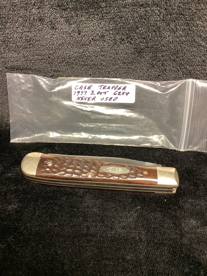 Case XX USA 6254 SSP Large Trapper Pocket Knife 1978 2-Dot never used ...