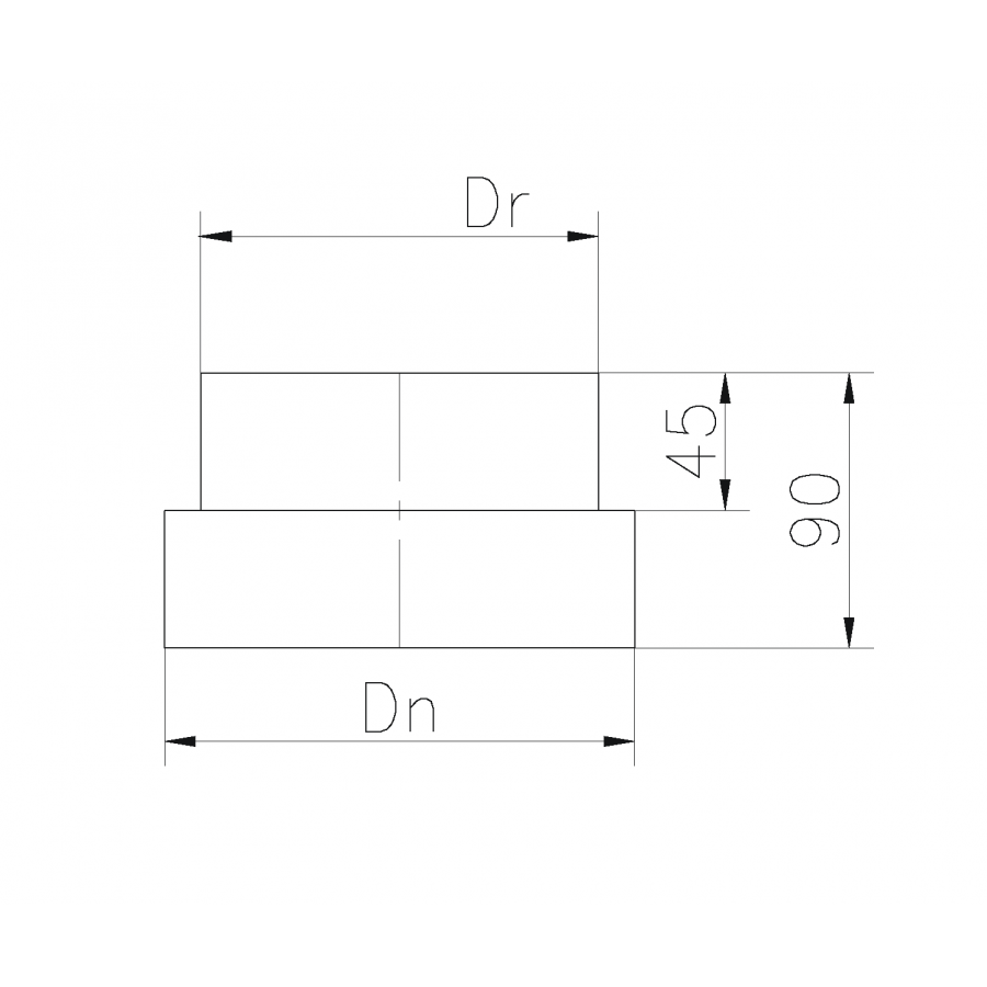 Stove Pipe Adapter DTR 150/130 mm | Flue Reducer Steel | For Wood ...