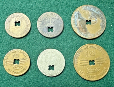 Raleigh Wyoming Mining Co Glen Rogers, WV Set of 3=10, 25 ¢ $1 Coal ...