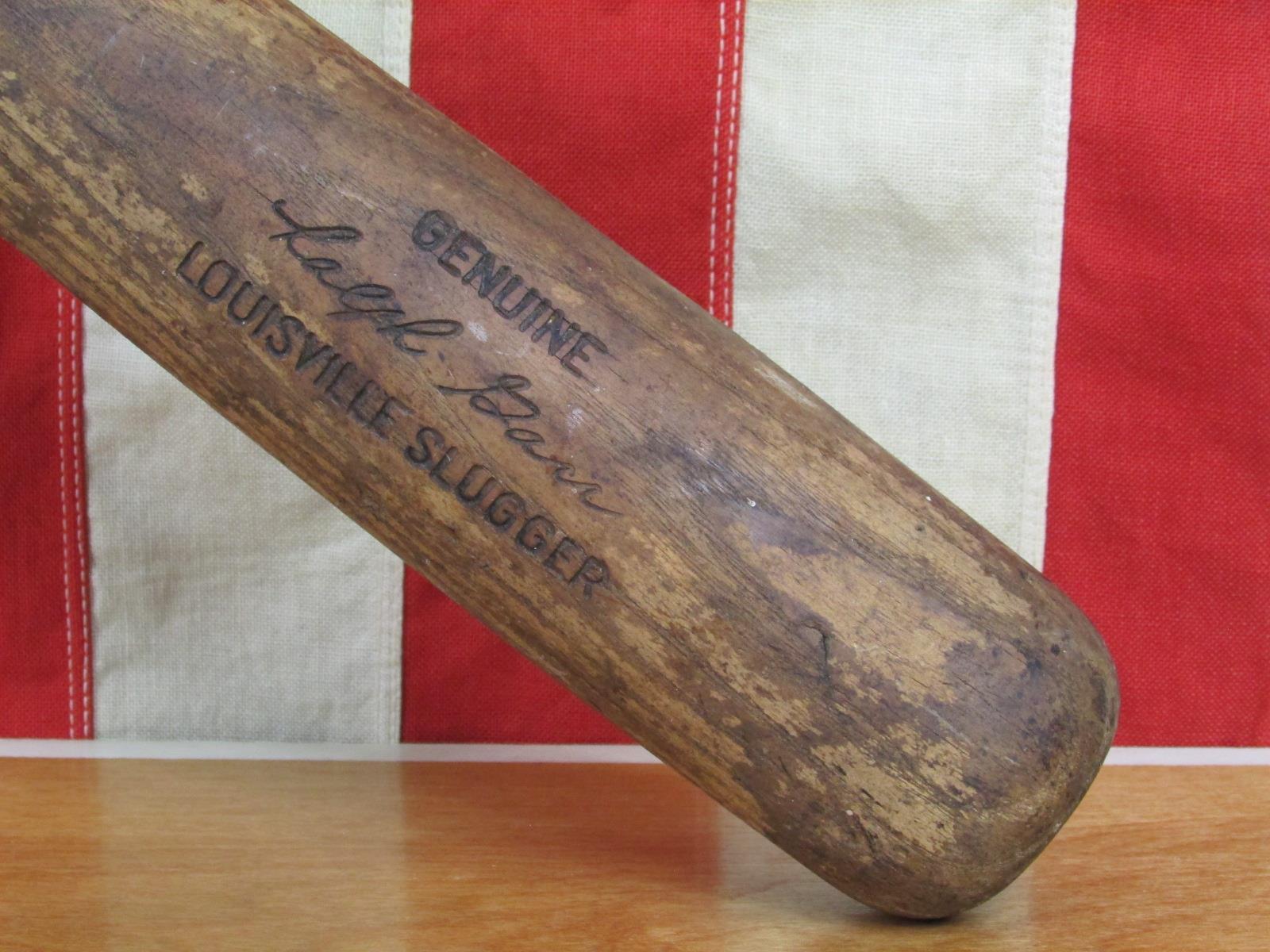 Vintage 1960s Louisville Slugger H&B Wood Baseball Bat 125 Ralph Garr ...