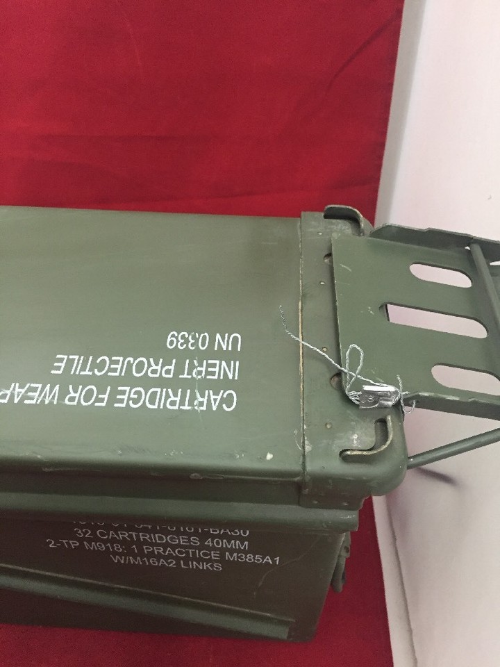 MILITARY PA120 40mm BA30 Stackable Ammo Can Green Ammunition Tin Great ...