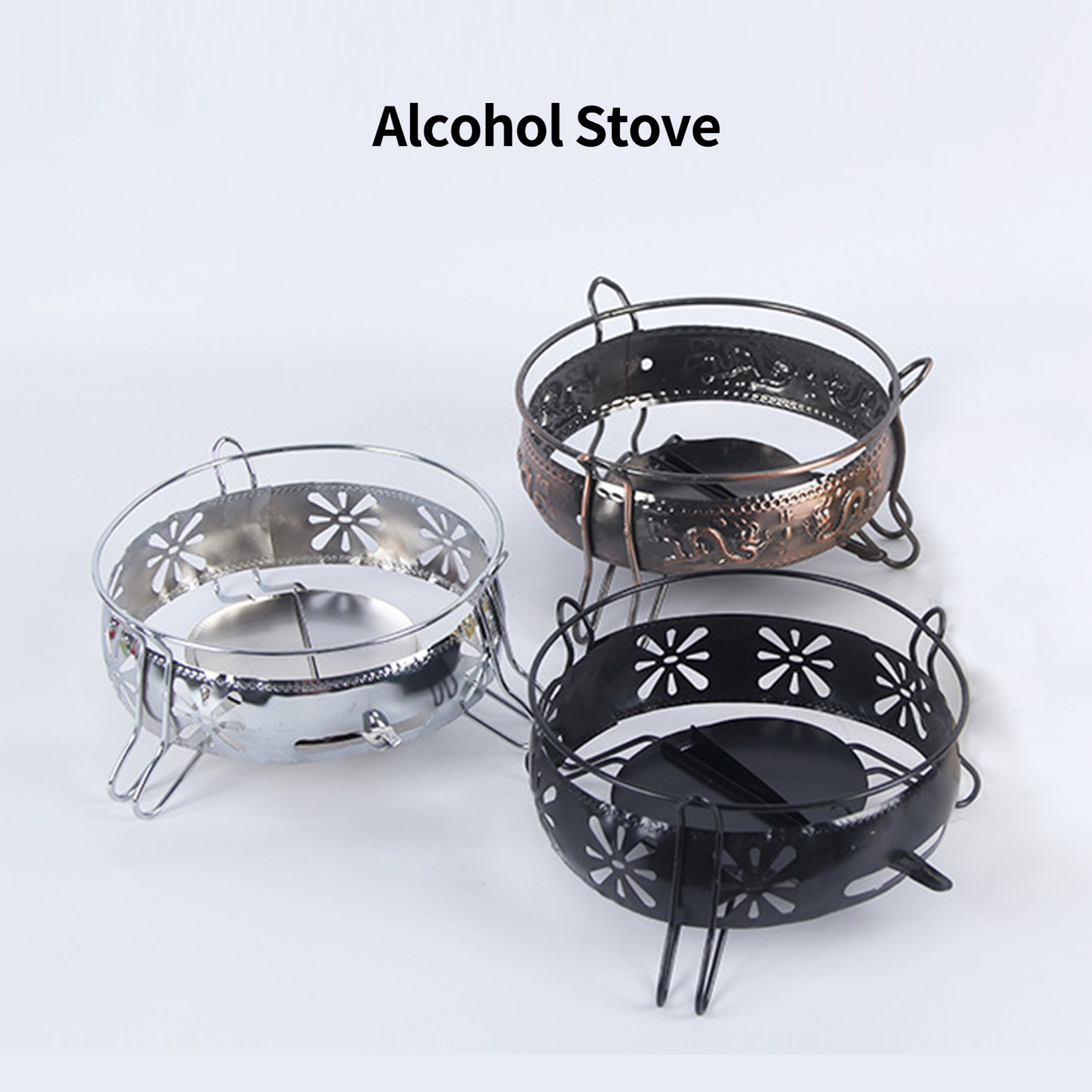 Mini Alcohol Stove Easy to Carry Cook Spirit Combustor Alcohol Stove ...