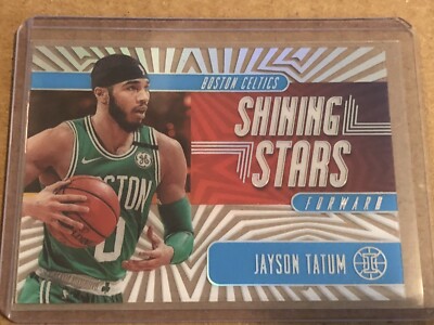 Jayson Tatum 2019-20 Panini Illusions Sapphire Blue Acetate Shining ...
