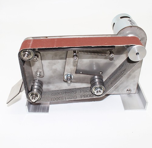 DIY Mini Belt Sander Small Grinding wheel machine Electric Desktop ...