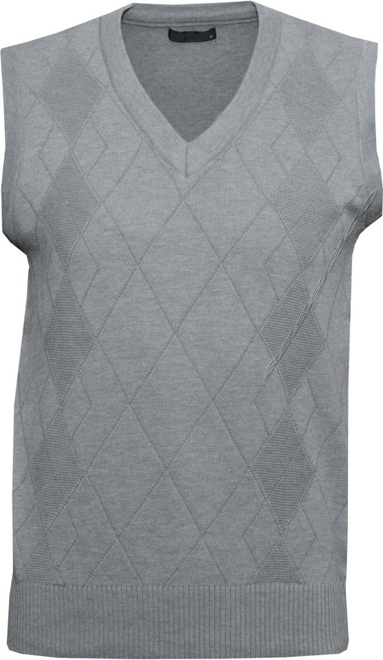 Mens Diamond V Neck Sleeveless Jumper Sweater Tank Top Pullover Golf M ...