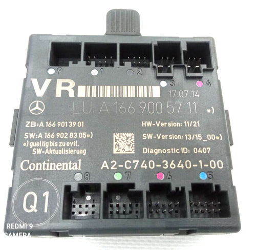 Front Right Door Control Unit Mercedes A200 CDI 4-Matic W276 ...