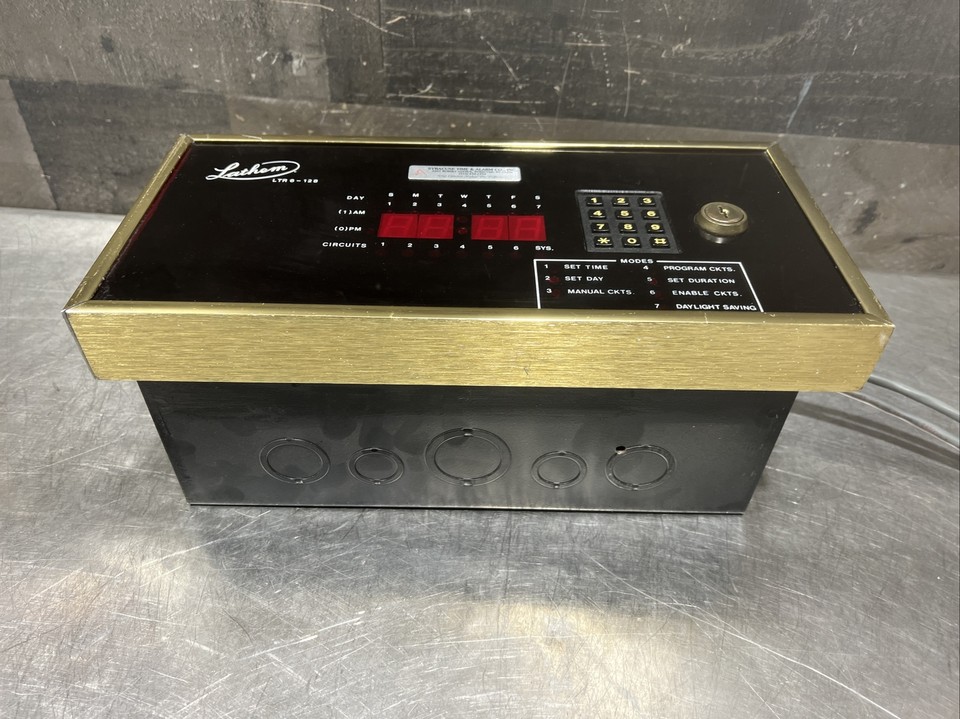 Lathem LTR6-128 Digital Master Clock Control Bell Ringer Time. Missing ...
