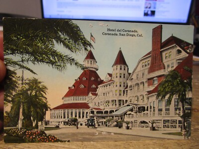 D3 CALIFORNIA Old Postcard Hotel del Coronado San Diego Gift Shop Store ...