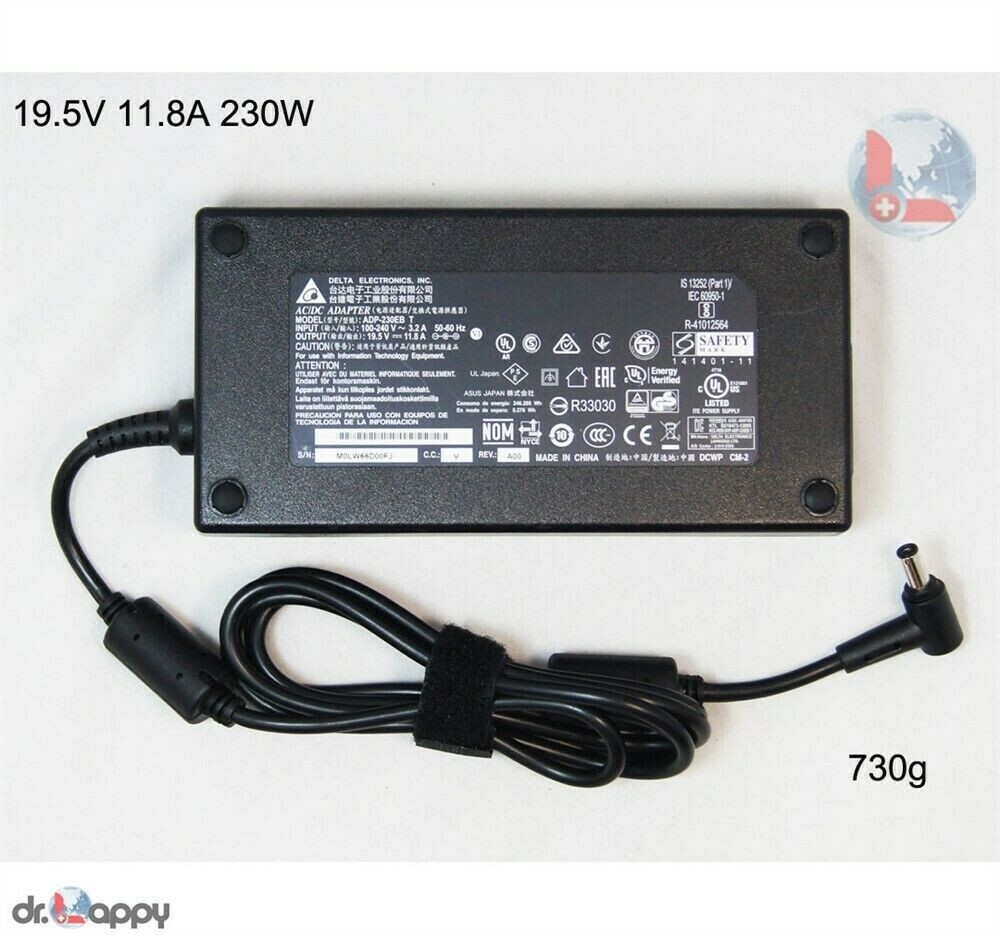 230W Power Adapter Charger for ASUS ROG Zephyrus G14 AW SE GA401Q ...
