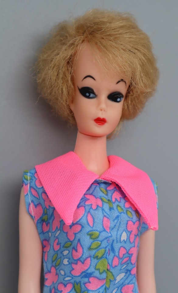 VTG LILLY Barbie CLONE DOLL Lilli BUBBLE Cut Hair PMA USA Davtex Head ...
