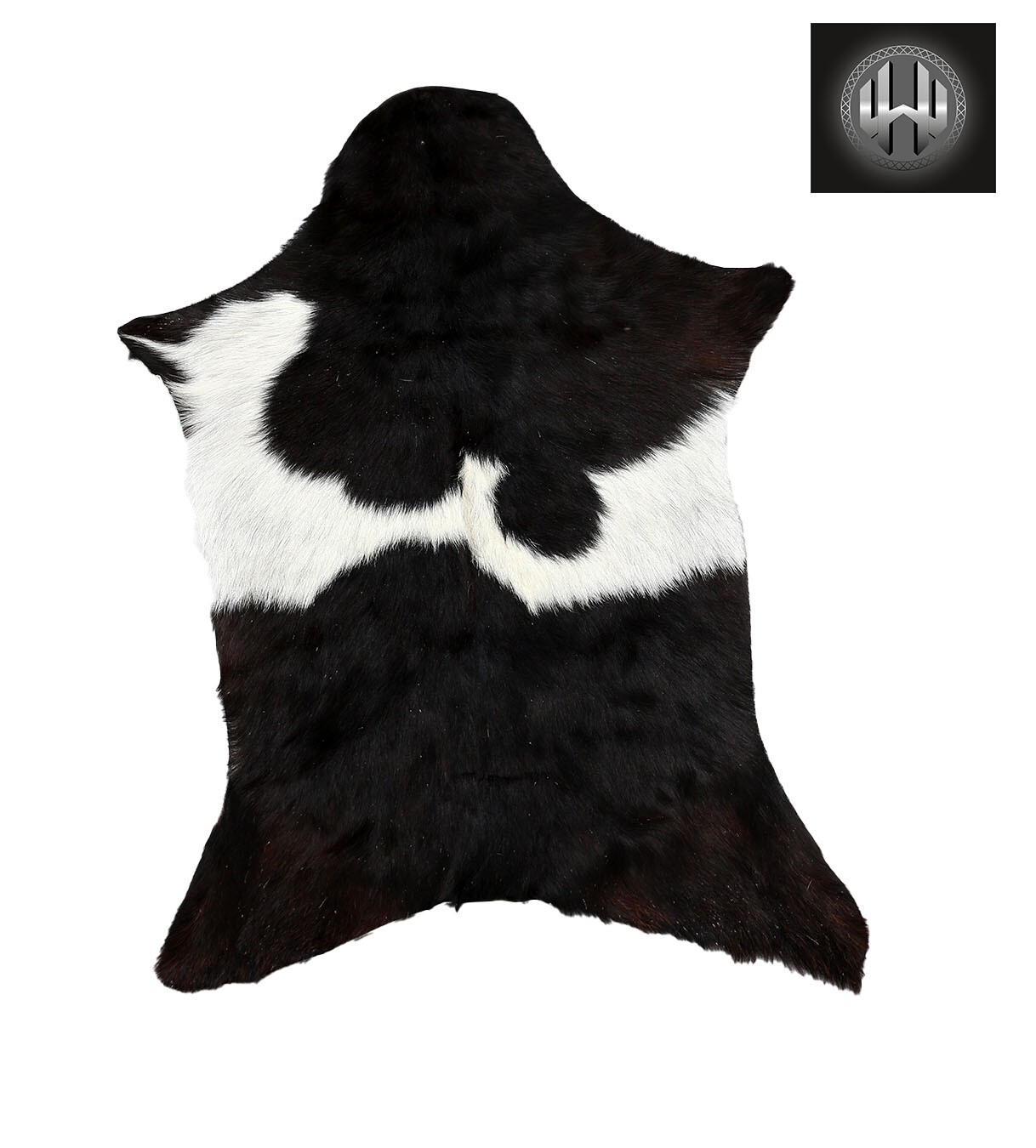 100% Natural Goat Hide Rug New Goat Skin Hairon Leather Rug Area for ...