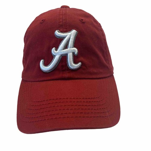 Alabama Crimson Tide Script A white on Red Hat Cap Top of the World ...