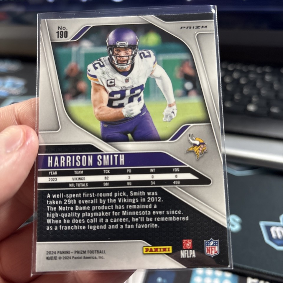 2024 Panini Prizm - Harrison Smith #190 Neon Green Pulsar Prizm | eBay