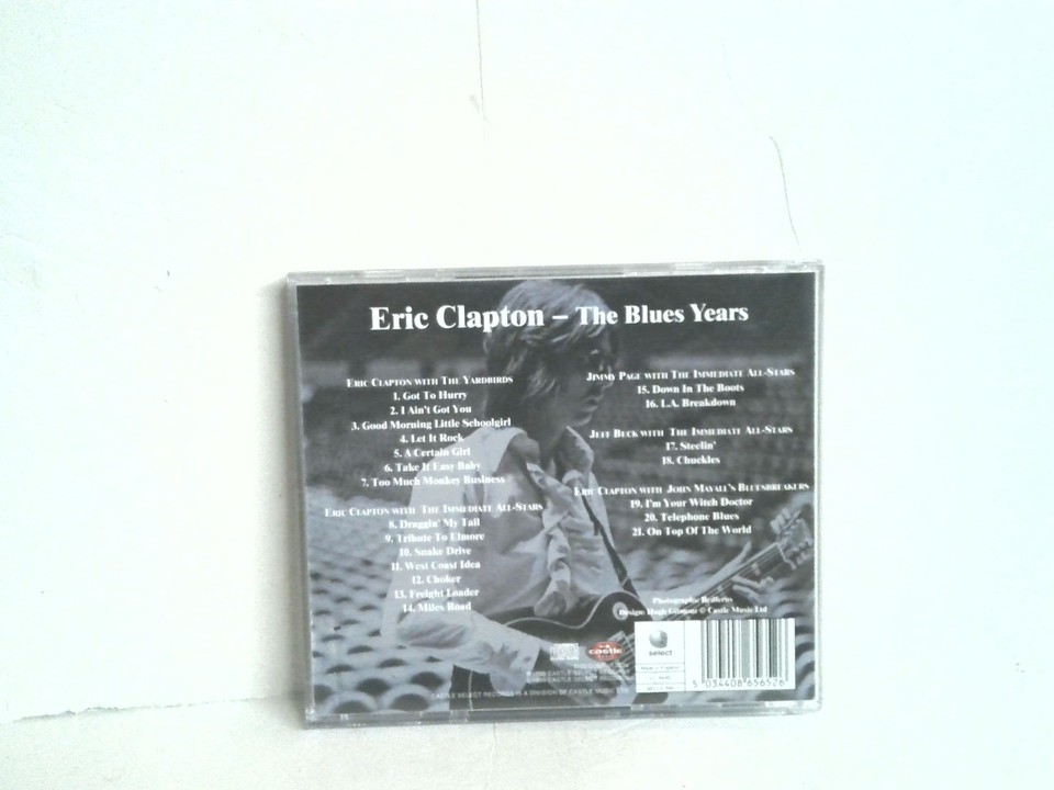 Eric Clapton The Blues Years CD 1999 Castle Music England | eBay UK
