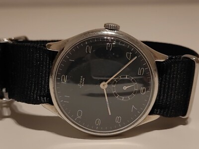 RARE OVERSIZE 39mm WW2 MILITARY GERMANY ARMY MEN'S MECHANICAL WATCH ...
