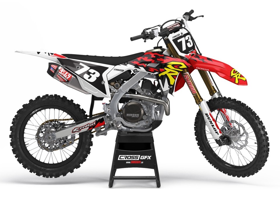 1995 1996 1997 CR 125 R Graphics Kit HONDA CR125R CR 125R Decals ...