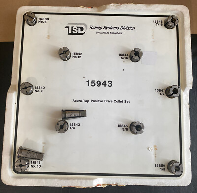 TSD Universal Microbore 15943 - Tap Collet Set | eBay