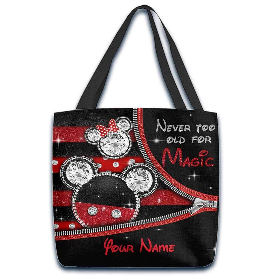 Magical Mouse Ears Tote Bag, Personalized Mouse Tote Bag | eBay