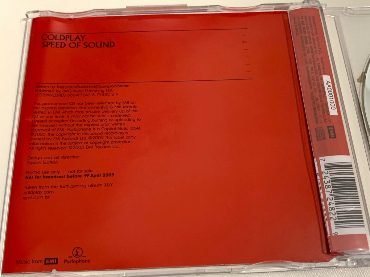 Coldplay Speed Of Sound Album Cover