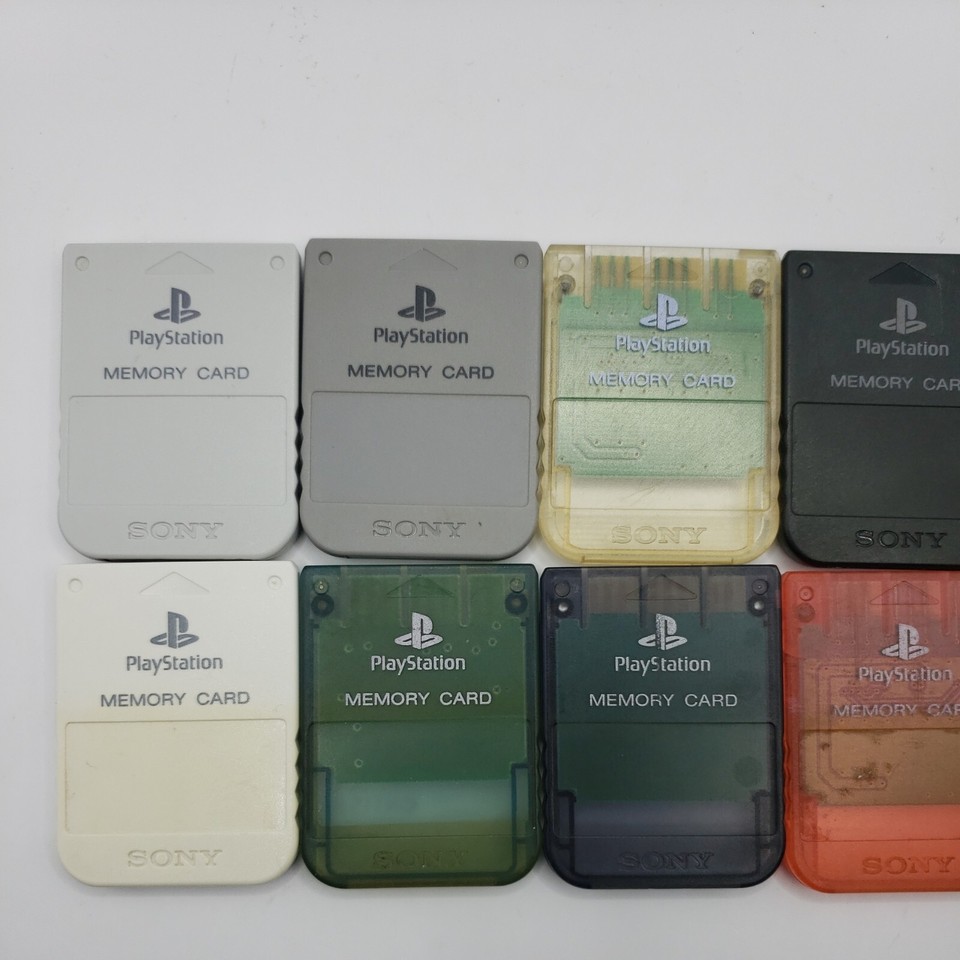 Sony Playstation 1 PS1 Official Memory Card - SCPH-1020 Tested and ...