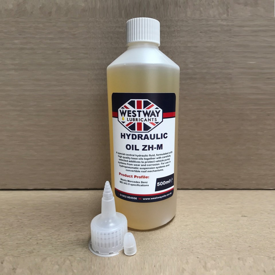500ml Hydraulic Oil ZHM ZH-M Convertible Roof Oil MB 343.0 .5 Litre ...