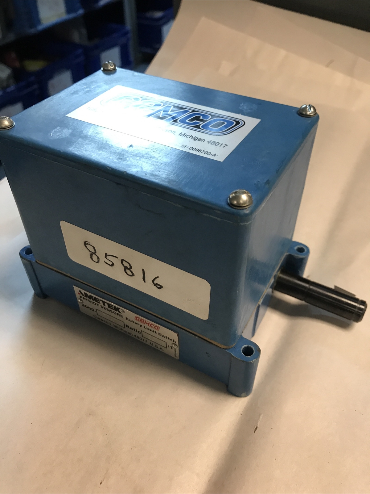 Gemco Ametek,2000-3047,Rotary Switch Ratio 20:1 | eBay