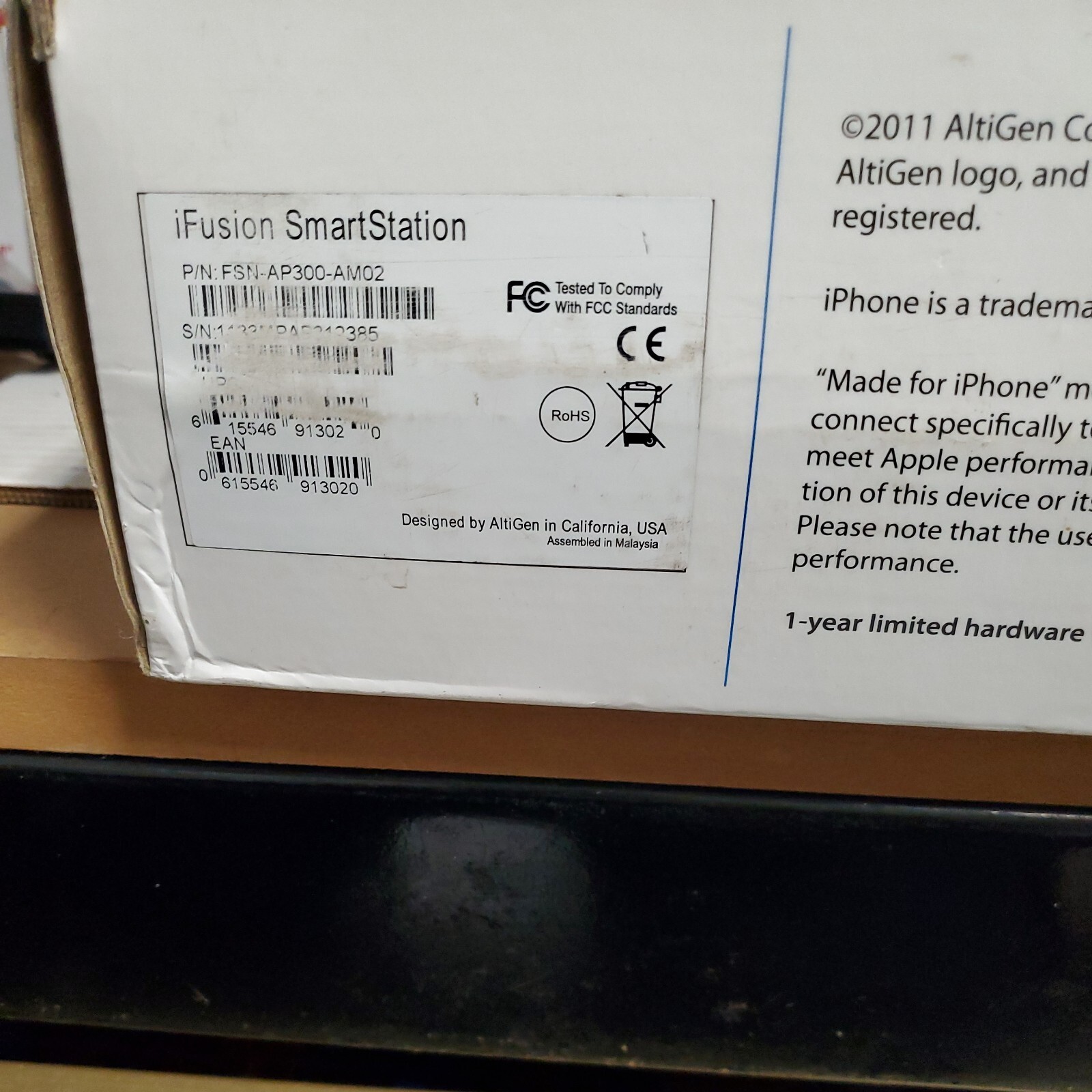 AltiGen iFusion Ap300 SmartStation iPhone Docking Station Bluetooth Speaker for sale online | eBay