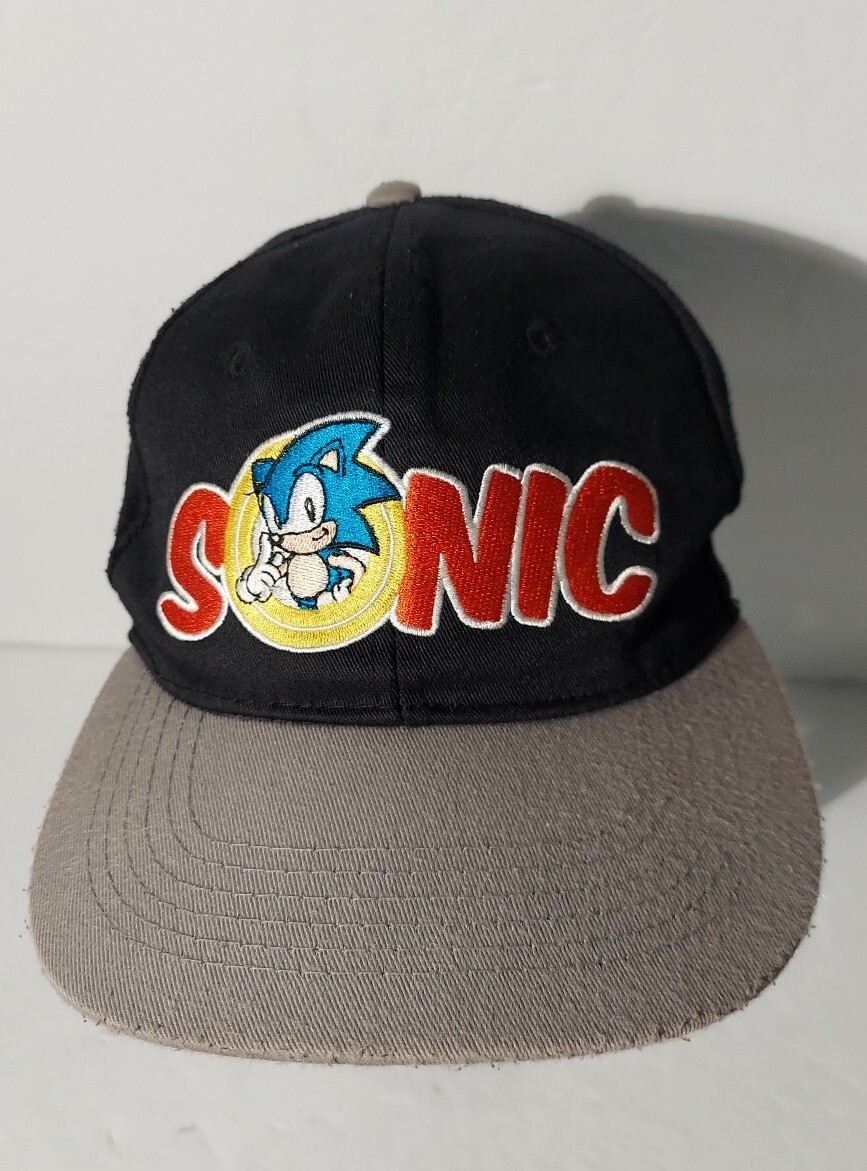 Sonic The Hedgehog Sega Hat Adjustable Snap Back One … - Gem