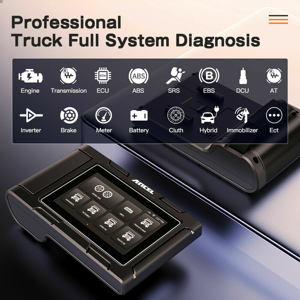 For Freightliner Peterbilt Heavy Duty Truck Scanner Diesel All System ...
