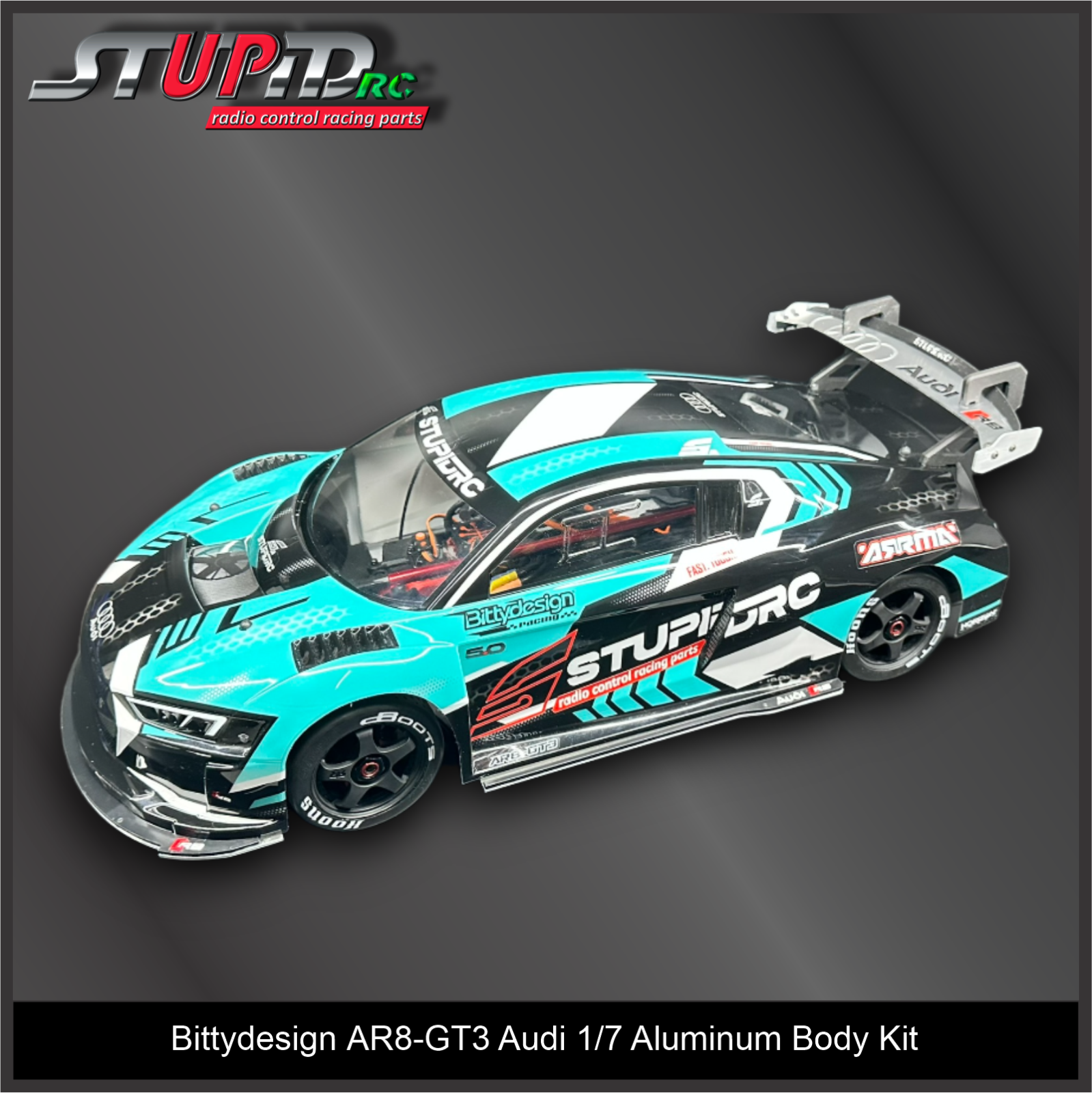 Bittydesign Audi AR8-GT3 1/7 Compatible Aluminum Body Kit - StupidRC | eBay