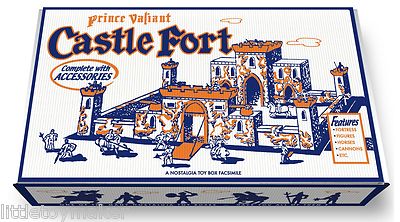 Marx Prince Valiant Castle Fort Play Set Box | eBay