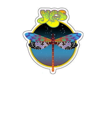 YES - DRAGONFLY - STICKER - BRAND NEW - MUSIC BAND S-8407 | eBay